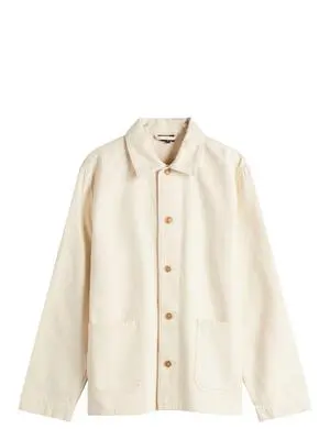 A.p.c. Embroidered Kerlouan Work Jacket - Ecru