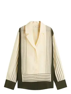 SIR THE LABEL SIR. Leilana Garden Stripe Shirt