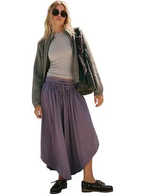 Free People Ultra Wide-leg Pants - Aged Plums