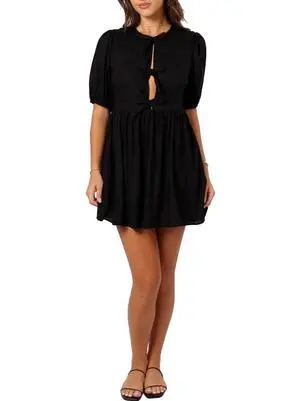 PETAL & PUP Harlyn Mini Dress - Black
