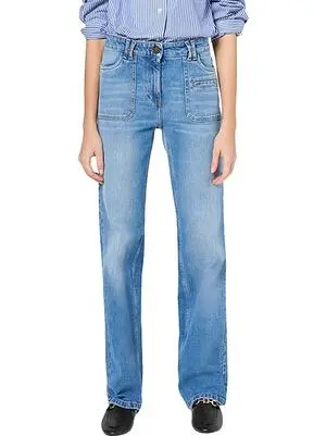 Gerard Darel Ava Straight Jeans - Blue