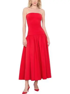 ALICE + OLIVIA Alice And Olivia Oriana Strapless Drop Waist Gown