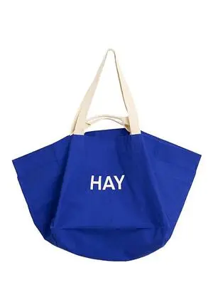 HAY Weekend Logo-print Tote Bag - Electric Blue