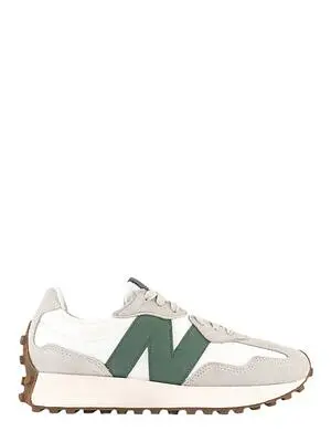 NEW BALANCE 327 Suede And Leather Low-Top Trainers Nori Offwhite