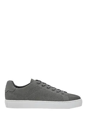 REISS Finley Knit Low-top Trainers - Grey