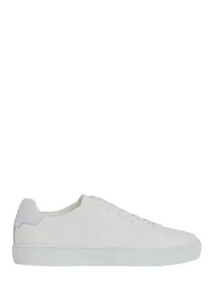 REISS Finley Knit Low-top Trainers - White