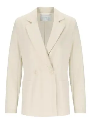 Harris Wharf London Double-breasted Blazer - Ivory