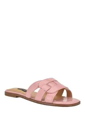 Nine West Nine West Glorie Slide Sandal Light Pink