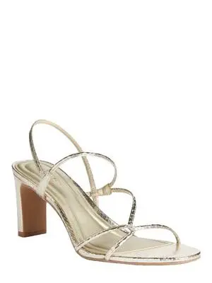 OPEN EDIT Pia Slingback Sandal Gold Light Metallic