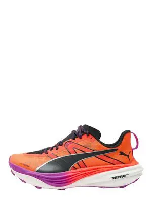 PUMA Deviate Nitro Elite Trail Running Shoes Glowing Red- Black-pure Magenta