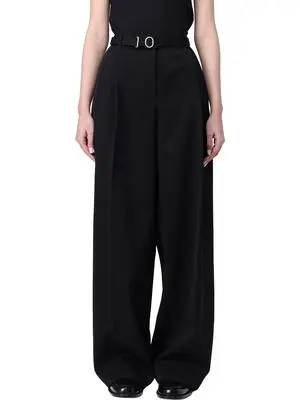 JIL SANDER Wide-leg Tailored Trousers - Black