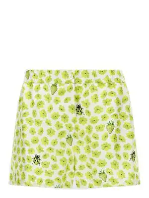 Versace Printed Shorts - Green