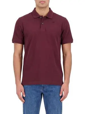 K-WAY Cotton Polo Shirt Red