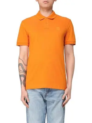 BOSS Polo Shirt Men Orange
