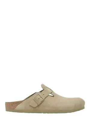 BIRKENSTOCK Boston Suede Sabot - Green