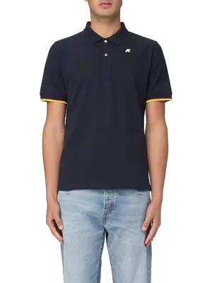 K-WAY Cotton Polo With Logo - Blue