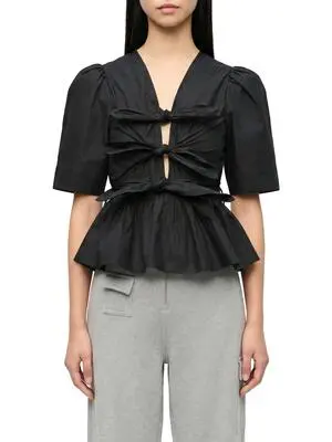 GANNI Top - Black