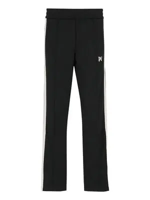 Palm Angels Monogram Piquet Track Pants /off White - Black