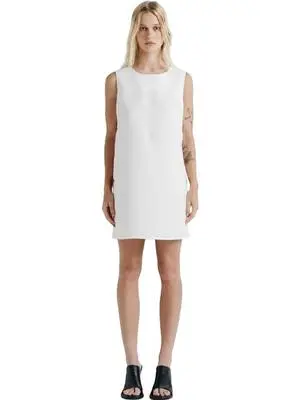 ROMY Cherry Lips Shift Dress - White, Lips