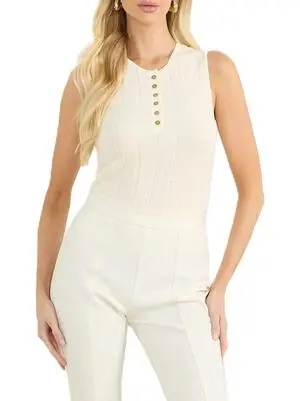 MARCIANO Marciano Giada Pointelle Sweater Tank