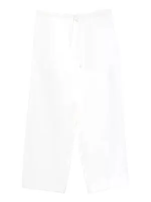 FORTE_FORTE Satin Trousers - White