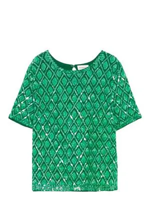 P.a.r.o.s.h Gild Blouse - Green