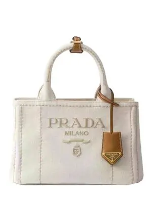 Prada Small Jardinière Tote Bag - Neutrals