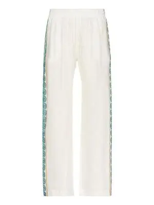 Casablanca Drawstring Trousers - Greco Wave