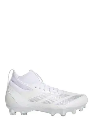Adidas Adizero Impact Football Cleats - Cloud White / Silver Metallic / Cloud White