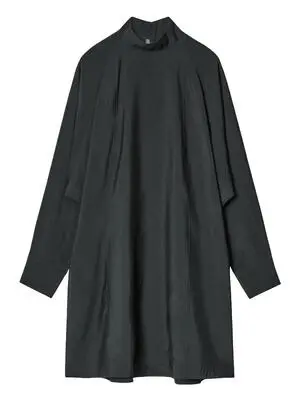 Cos Batwing-sleeve Mini Dress - Black