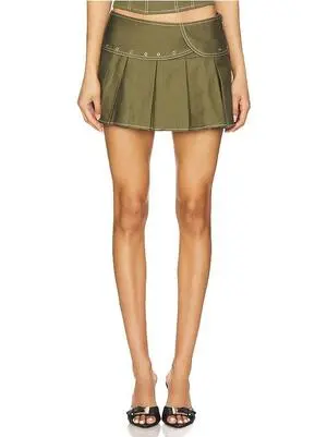 BY.DYLN X Revolve Brixton Skirt - Olive