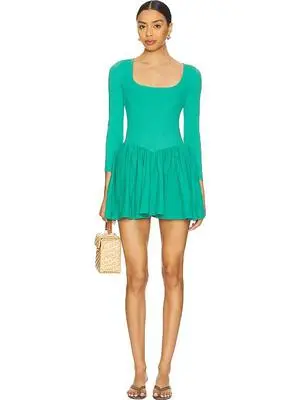 Free People X Onda Mini Dress - Malachite Green