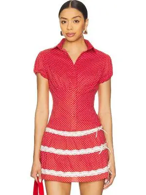 GUIZIO Liana Top - Red