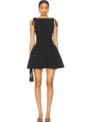 Amanda Uprichard Riviera Mini Dress - Black