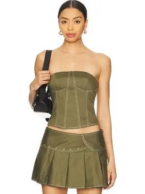 BY.DYLN X Jenna Corset - Khaki