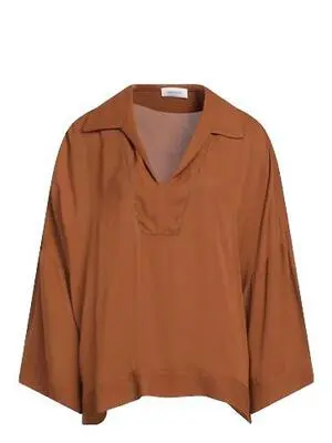 Fabiana Filippi Crepe Top - Brown