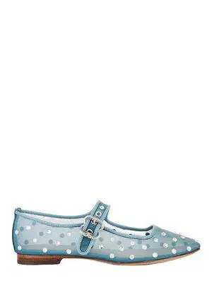Sam Edelman Michaela Shine Flat - Coastal Blue