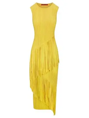 SIMONMILLER Spiral Midi Dress - Yellow