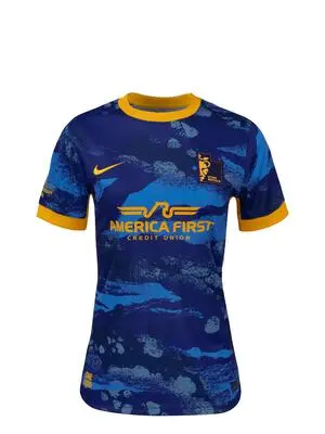 Nike Utah Royals Fc 2025 Stadium Away Dri-fit Nwsl Replica Jersey - Blue