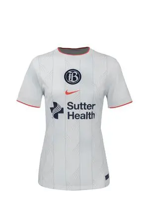 Nike Bay Fc 2025 Stadium Home Dri-fit Nwsl Replica Jersey - White