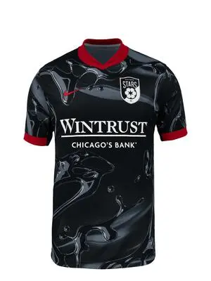 Nike Chicago Stars Fc 2025 Stadium Away Dri-fit Nwsl Replica Jersey - Black