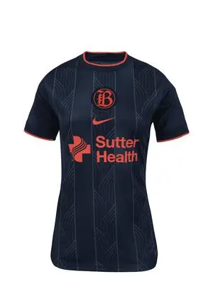 Nike Bay Fc 2025 Stadium Away Dri-fit Nwsl Replica Jersey - Blue