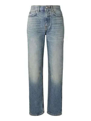 Tory Burch Straight Wide-leg Jean - Classic Vintage Blue Wash
