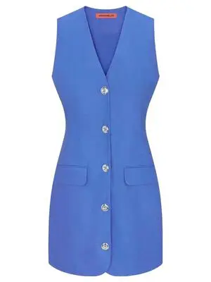 SIMONMILLER Carob Mini Dress - Blue