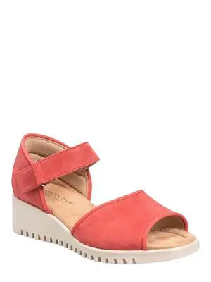 COMFORTIVA Daniella Wedge Sandal - Red