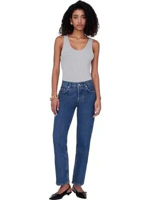 ANINE BING Ginny Bodysuit Grey