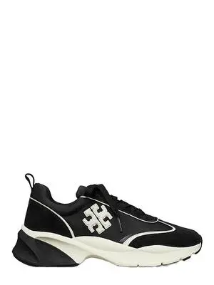 Tory Burch Good Luck Trainer Sneakers - Perfect Black