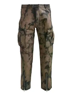 BREATH Abstract-print Trousers - Brown