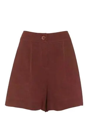 ERES High-waisted Shorts - Brown