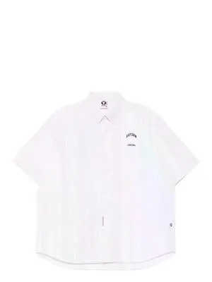 AAPE BY *A BATHING APE® Aapenow Moonface-logo Striped Shirt - Pink